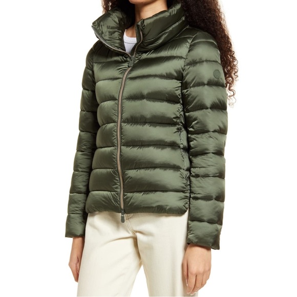 SAVE THE DUCK | Jackets & Coats | Nwt Save The Duck Elsie Green Ultra Lite Waterproof Nylon ...